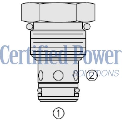 Buy Hydraforce CHECK VALVE | 5501001 | HCV10-20-0-U-40 CHECK VALVE
