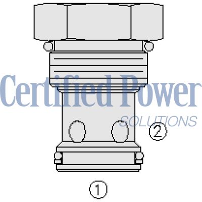 Buy Hydraforce CHECK VALVE CARTRIDGE | 5203282 | CV16-20-12T-N-15 CHECK ...